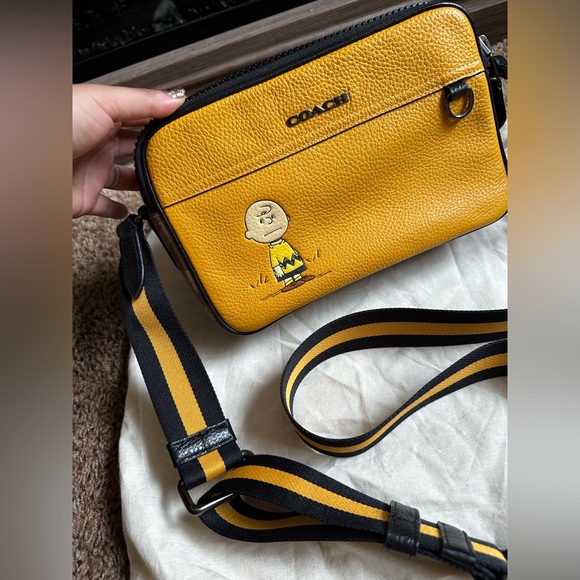 Coach | Bags | Peanuts X Coach Charlie Brown Crossbody Camera Bag ...